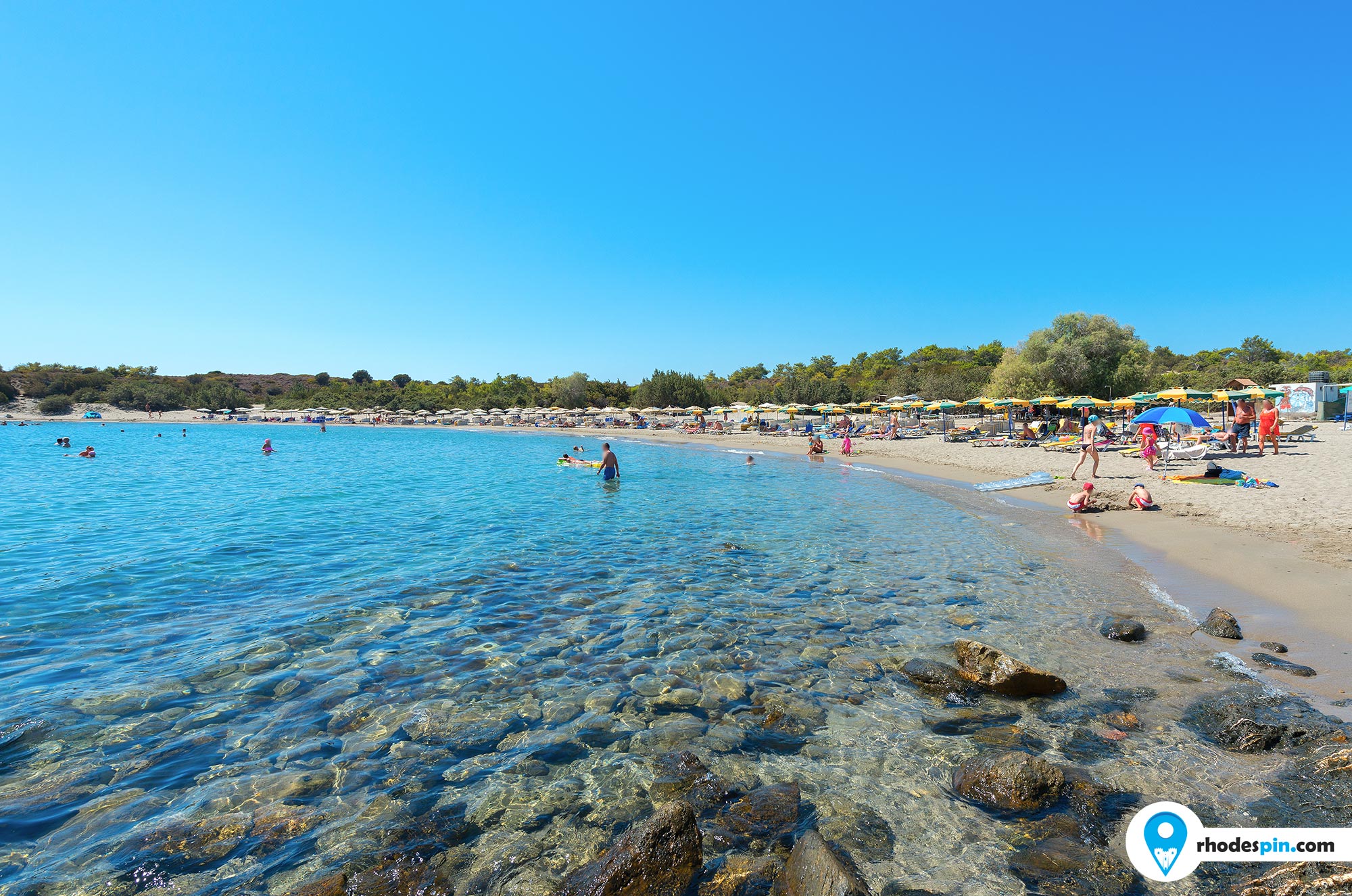 Glistra beach | Rhodes Travel Guide
